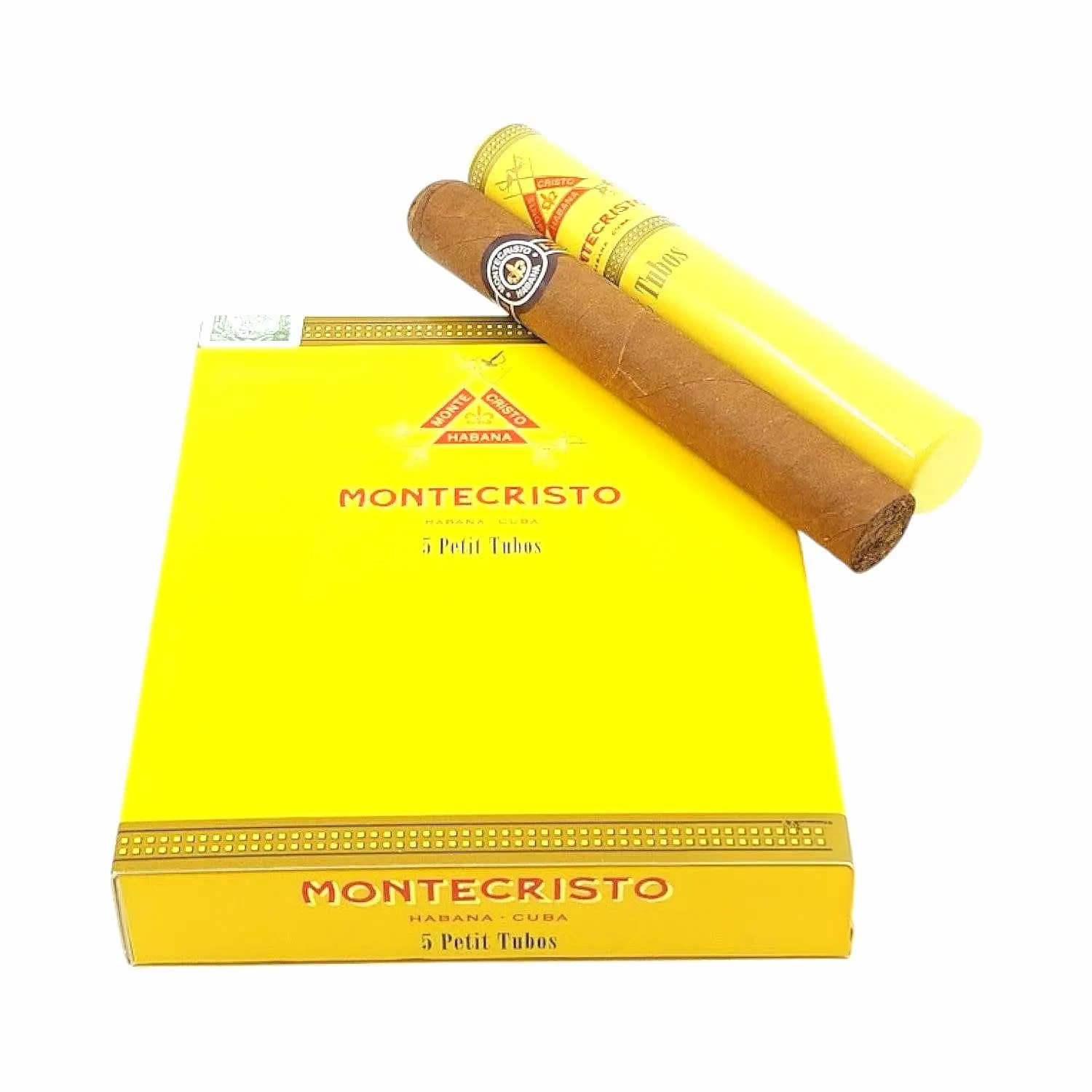 Trabucuri Montecristo Petit Tubos (5) - Trabucuri Online